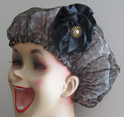 DIY Shower Cap with Optional Ribbon Rosette - WeAllSew