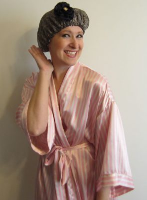 DIY Shower Cap with Optional Ribbon Rosette - WeAllSew