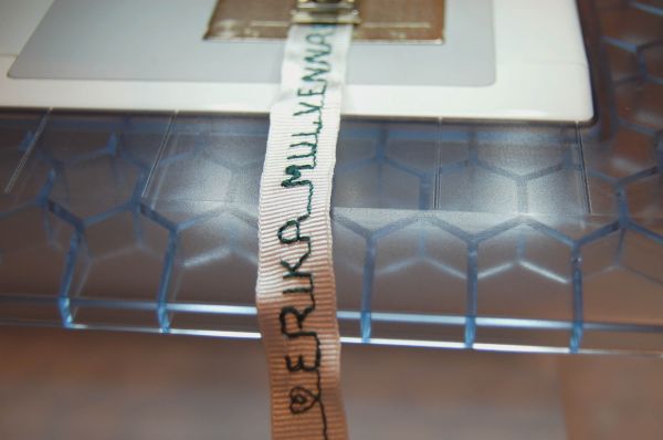 Tags and Name-Tape With Lettering Stitches - WeAllSew