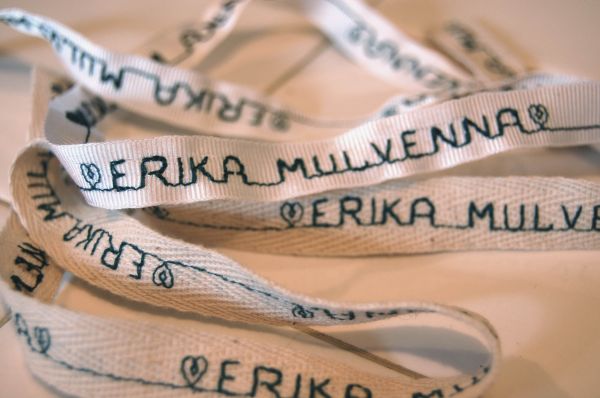 Tags and Name-Tape With Lettering Stitches - WeAllSew