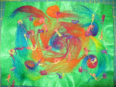 Needle-Felted Greeting Cards - WeAllSew