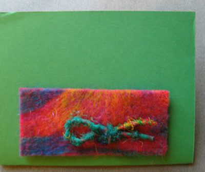 Needle-Felted Greeting Cards - WeAllSew
