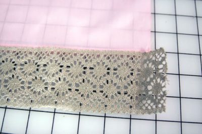 How to Make a Curtain with Lace Inserts - WeAllSew