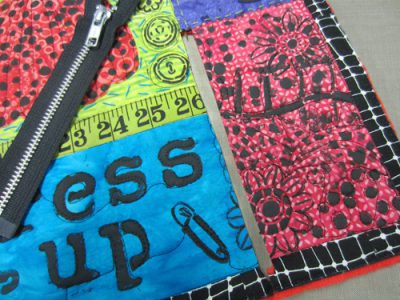 How to Use Zippers as Embellishments in Art Quilts - WeAllSew