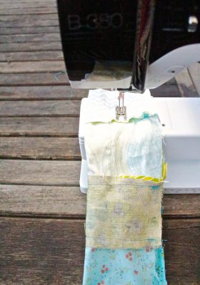 DIY Adjustable Patchwork Camera Strap - WeAllSew