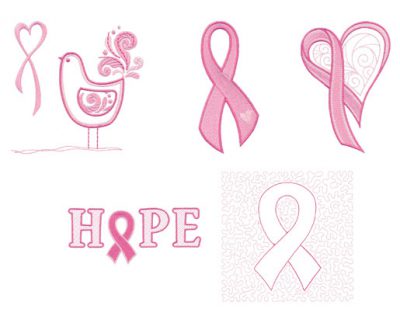 Pink Ribbons and a FREE Download - WeAllSew