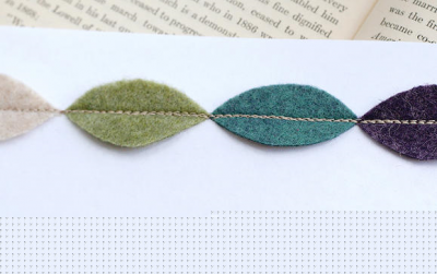 How To Decorate For Fall with DIY Fabric Leaves - WeAllSew