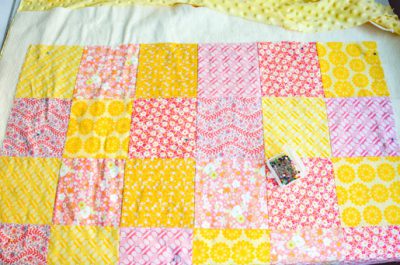 How to Make A Minky Backed Baby Quilt - WeAllSew