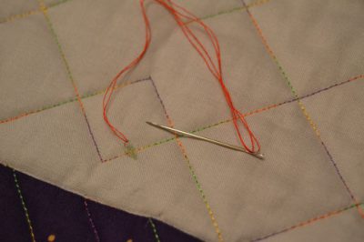How to Bury Your Thread Ends on a Quilting Project - WeAllSew