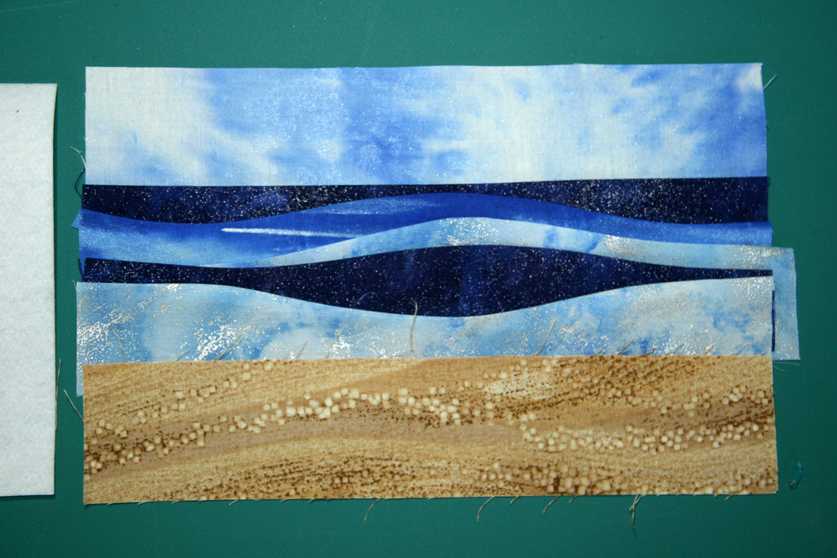 Seascape and Shells Bookmark Tutorial - WeAllSew