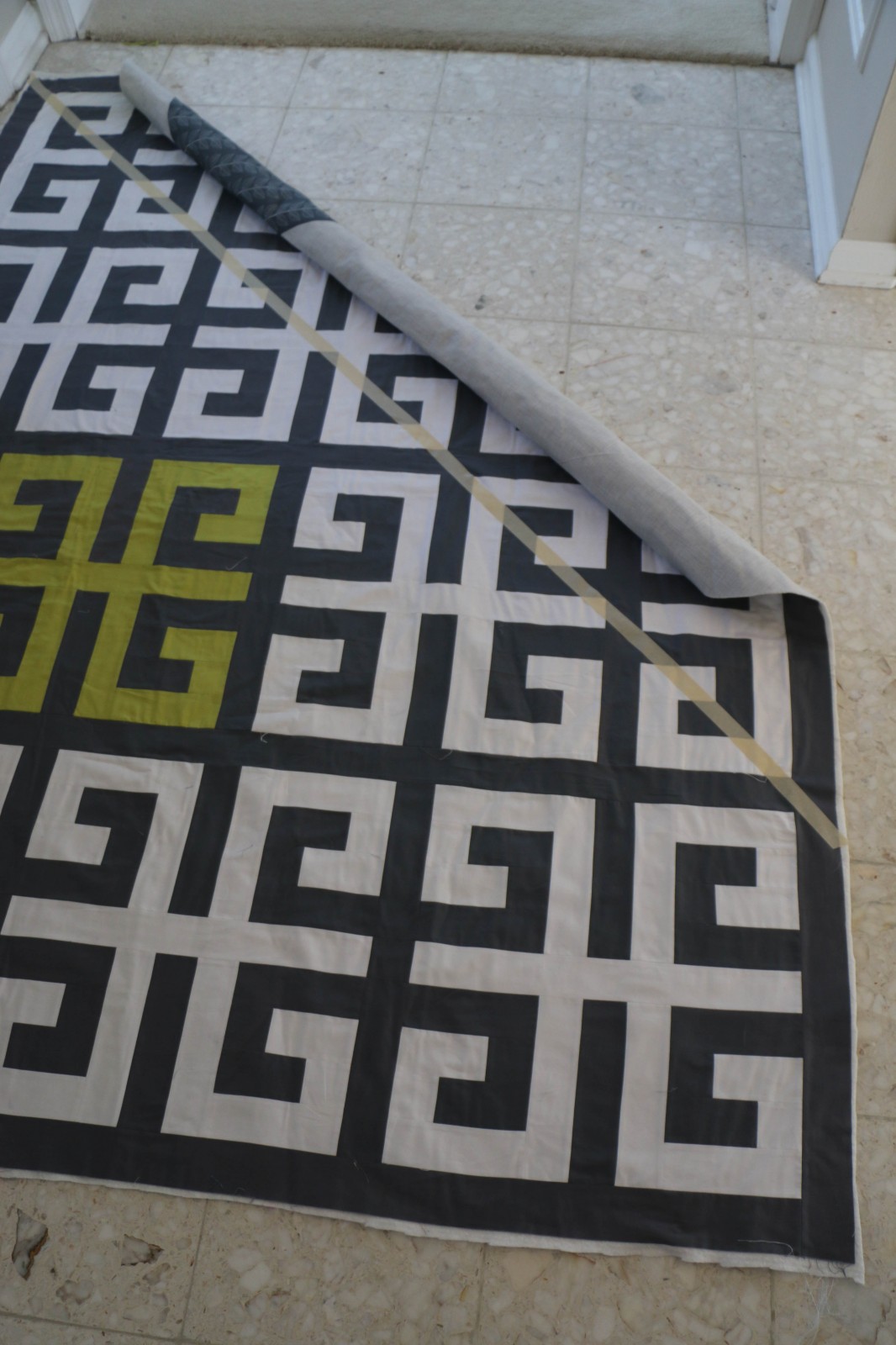 Greek Key Quilt-Along, Week 3: Finishing the Quilt - WeAllSew