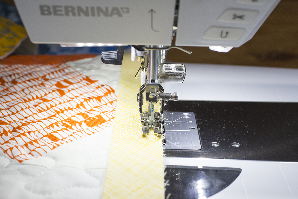 How to Bind a Quilt using Double Fold Binding - WeAllSew