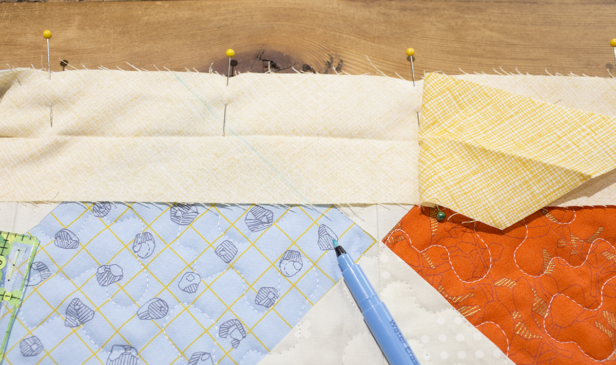 How to Bind a Quilt using Double Fold Binding - WeAllSew