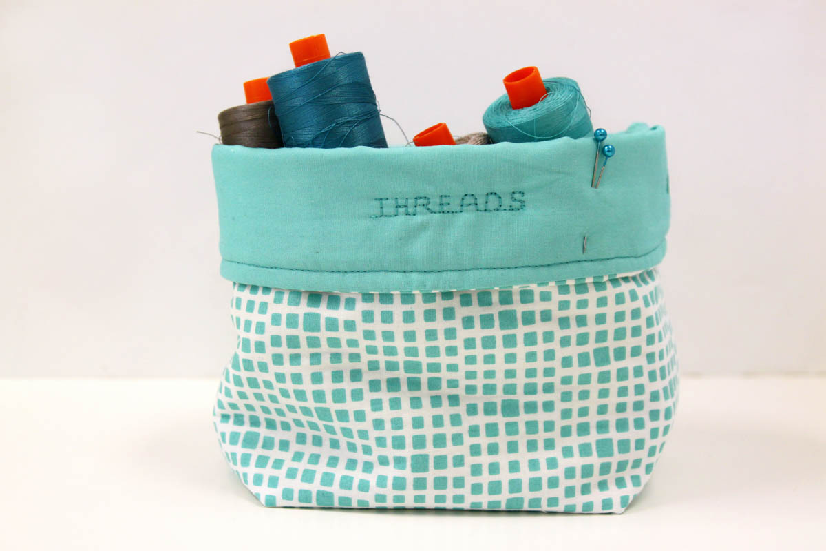 Fabric Bin Video Tutorial - WeAllSew