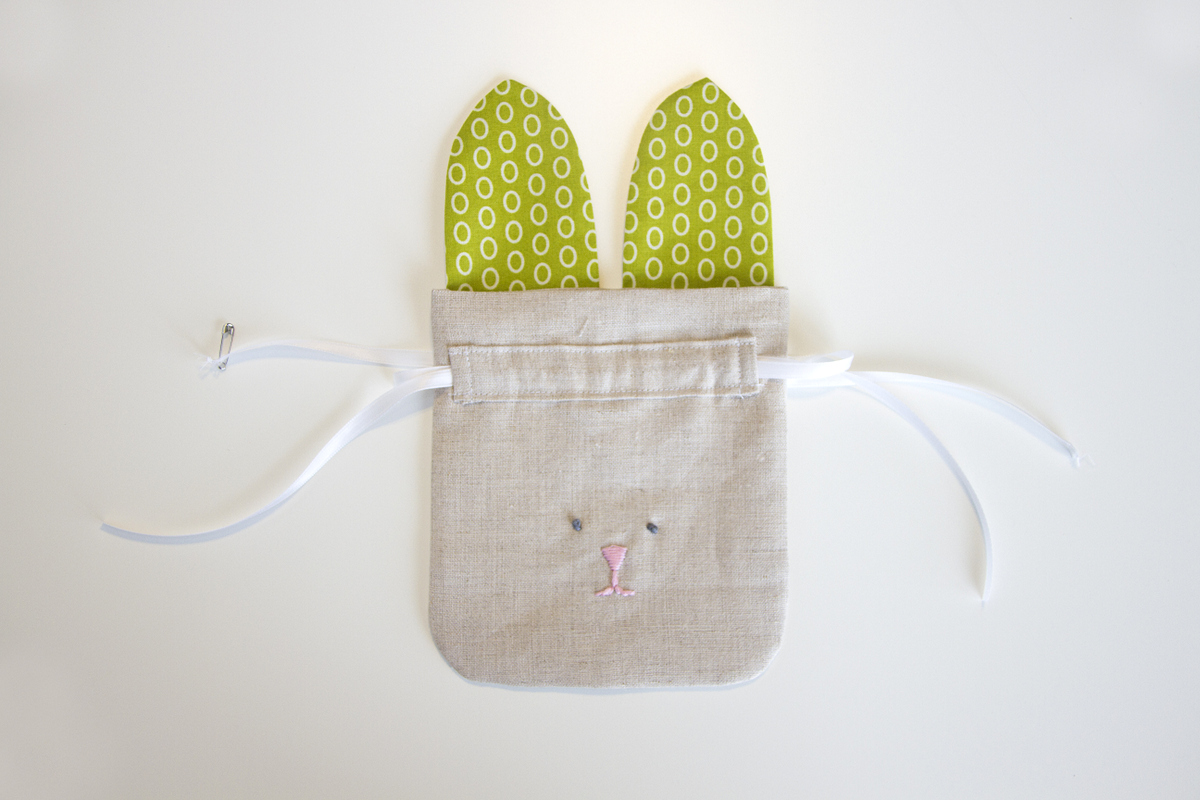 Drawstring Bunny Bags - WeAllSew