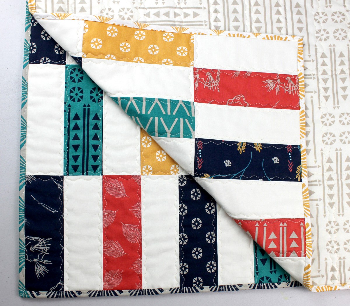 Simple Strips Quilt-along Part 5 - Machine Binding Tutorial - WeAllSew