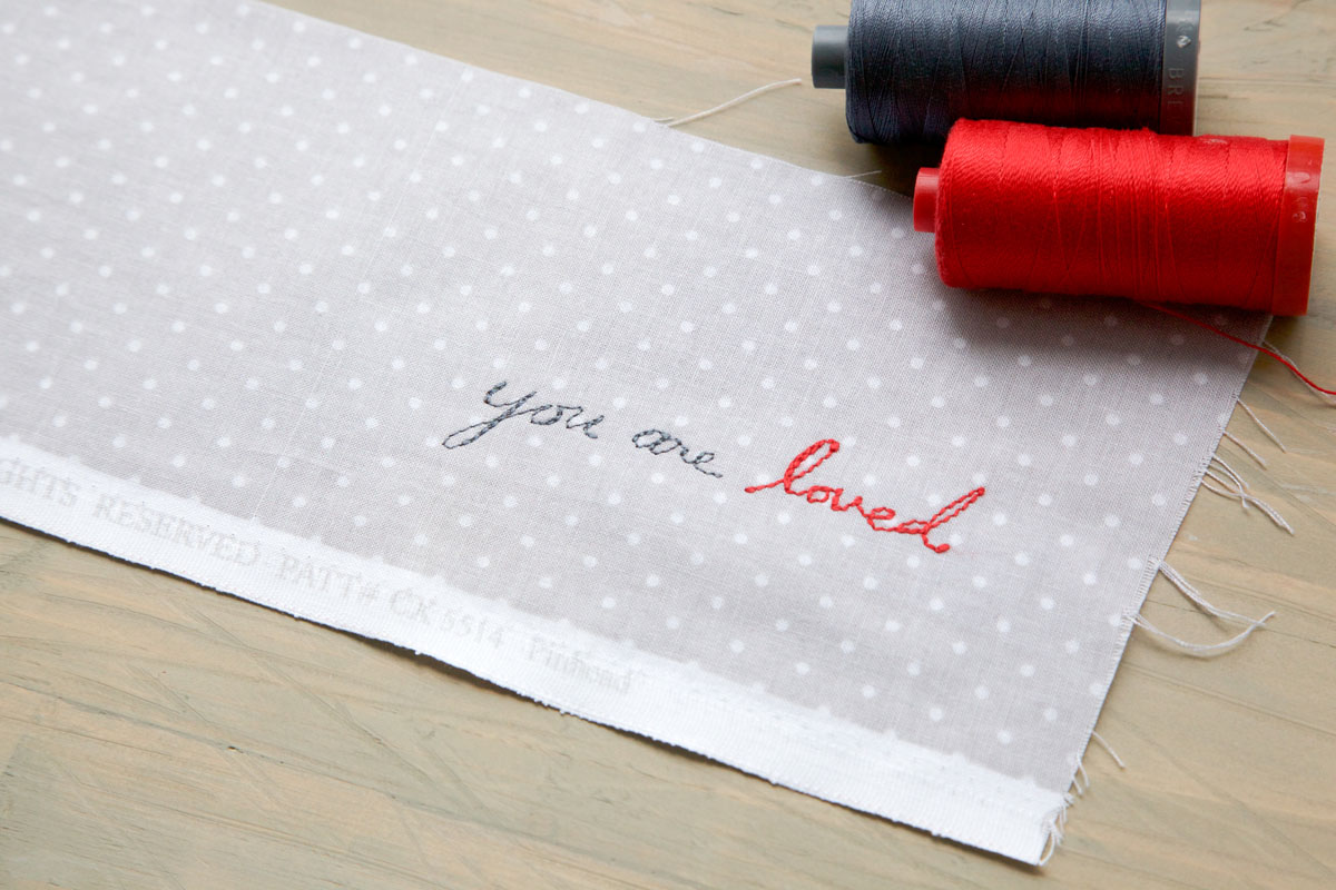 "You Are Loved" Snack Mat - WeAllSew