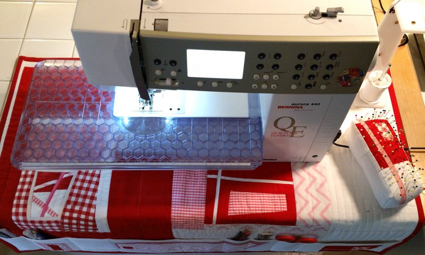 Sewing Machine Mat with Pockets | WeAllSew