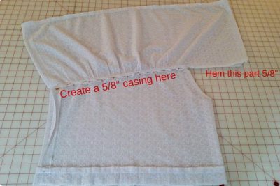 Single-shoulder Ruffle Top Tutorial - WeAllSew