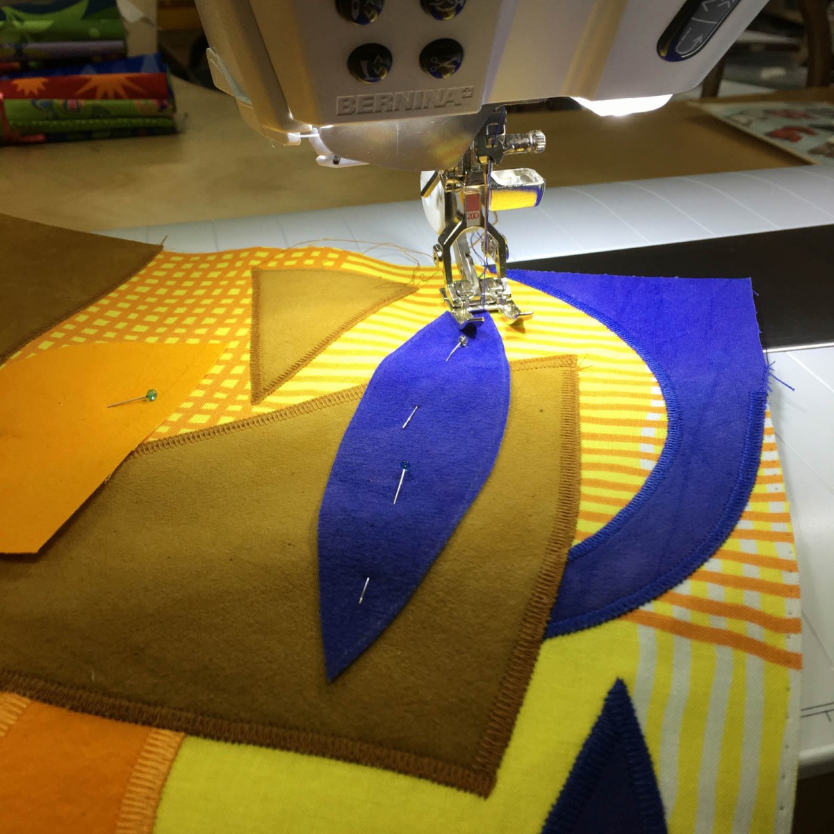 Abstract Appliqué Quilt - WeAllSew