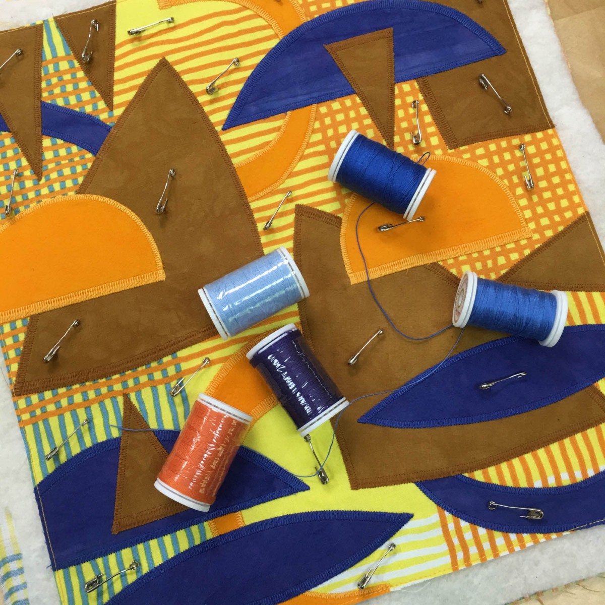 Abstract Appliqué Quilt - WeAllSew