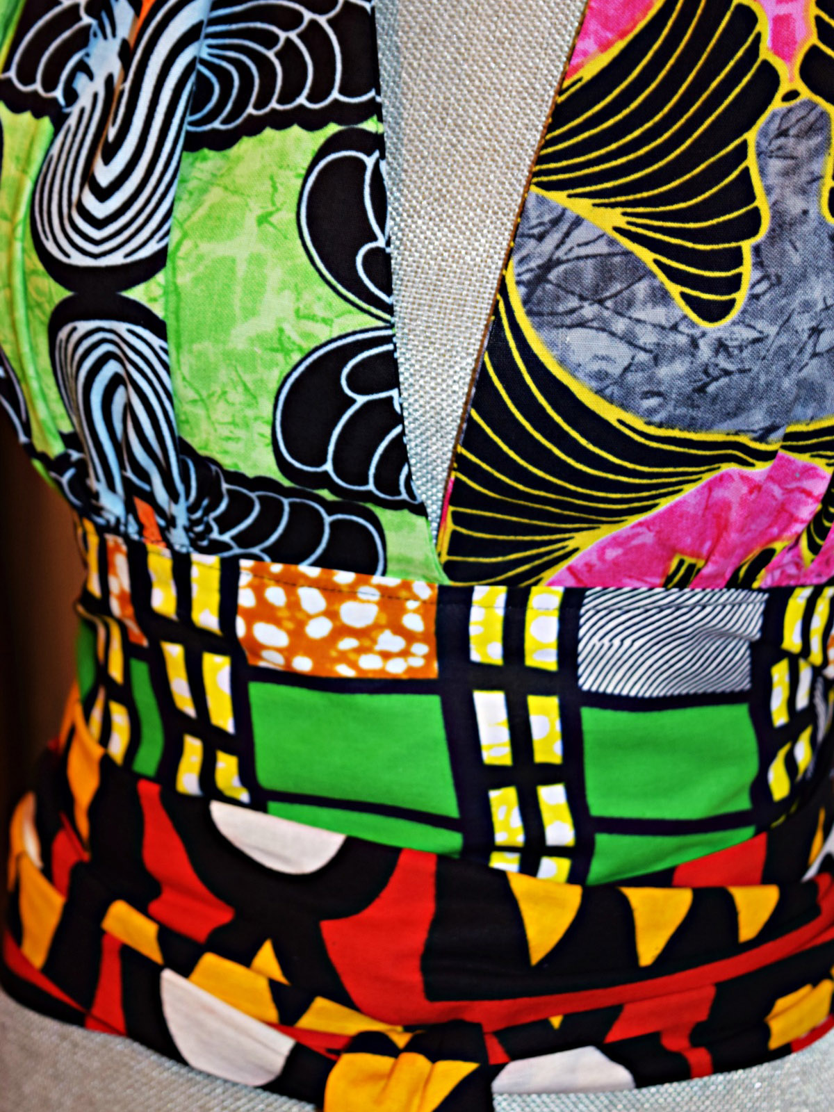 Color-blocking with Ankara Printed Fabrics - WeAllSew