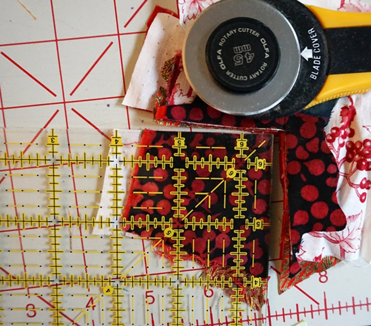 Postage Stamp Patchwork Tip - WeAllSew