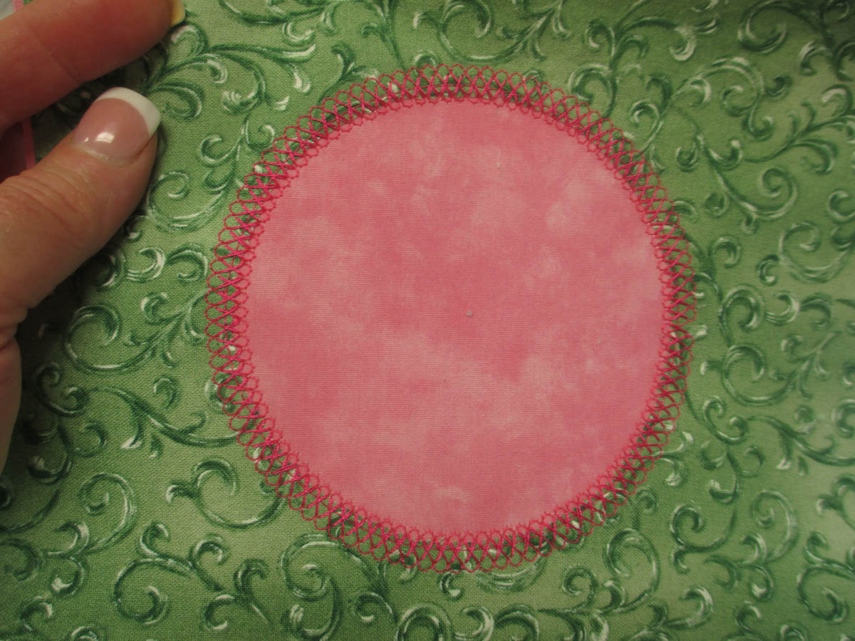 How to Machine Appliqué Circles - WeAllSew