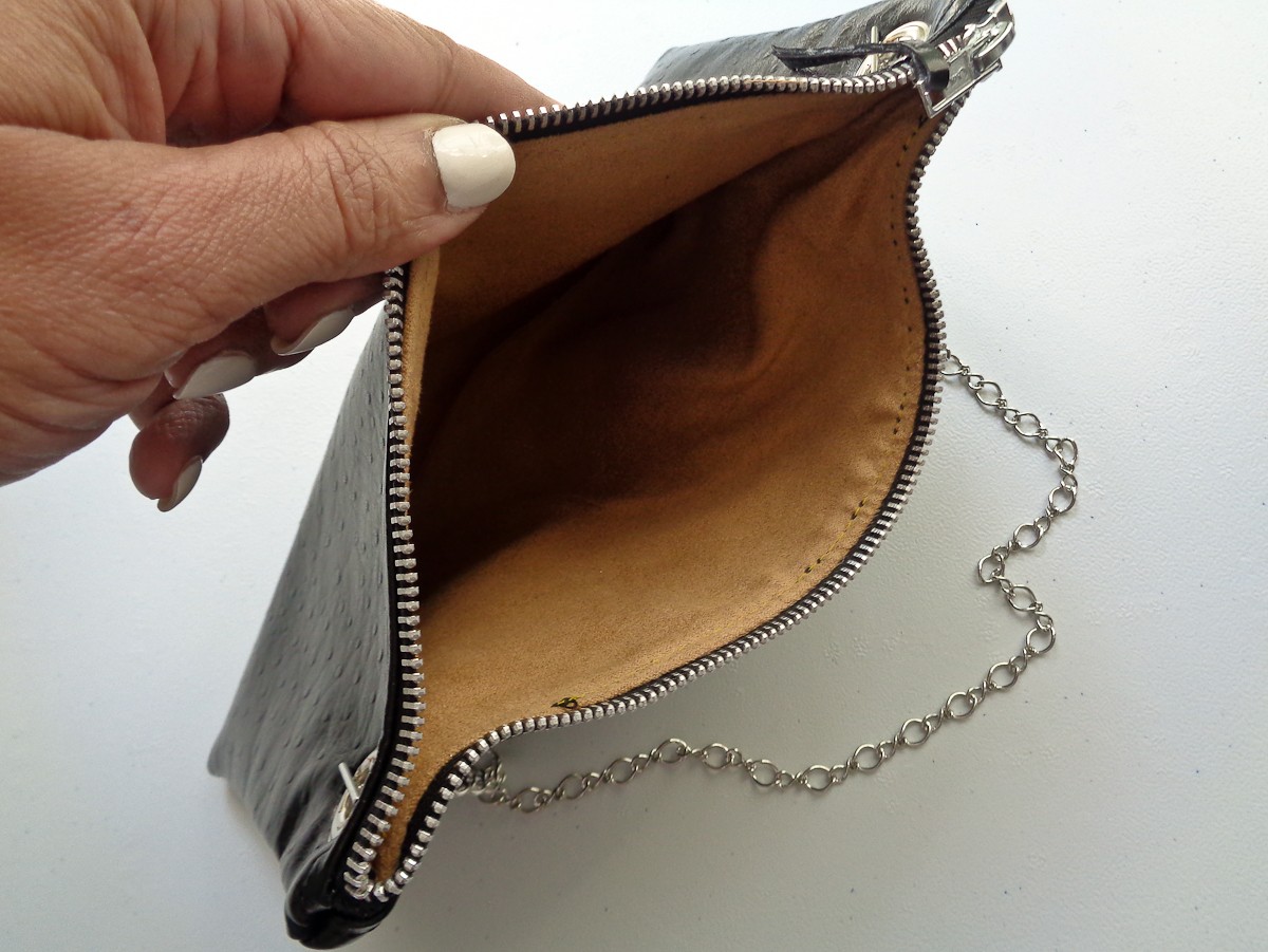 Clutch With Detachable Chain Strap - WeAllSew