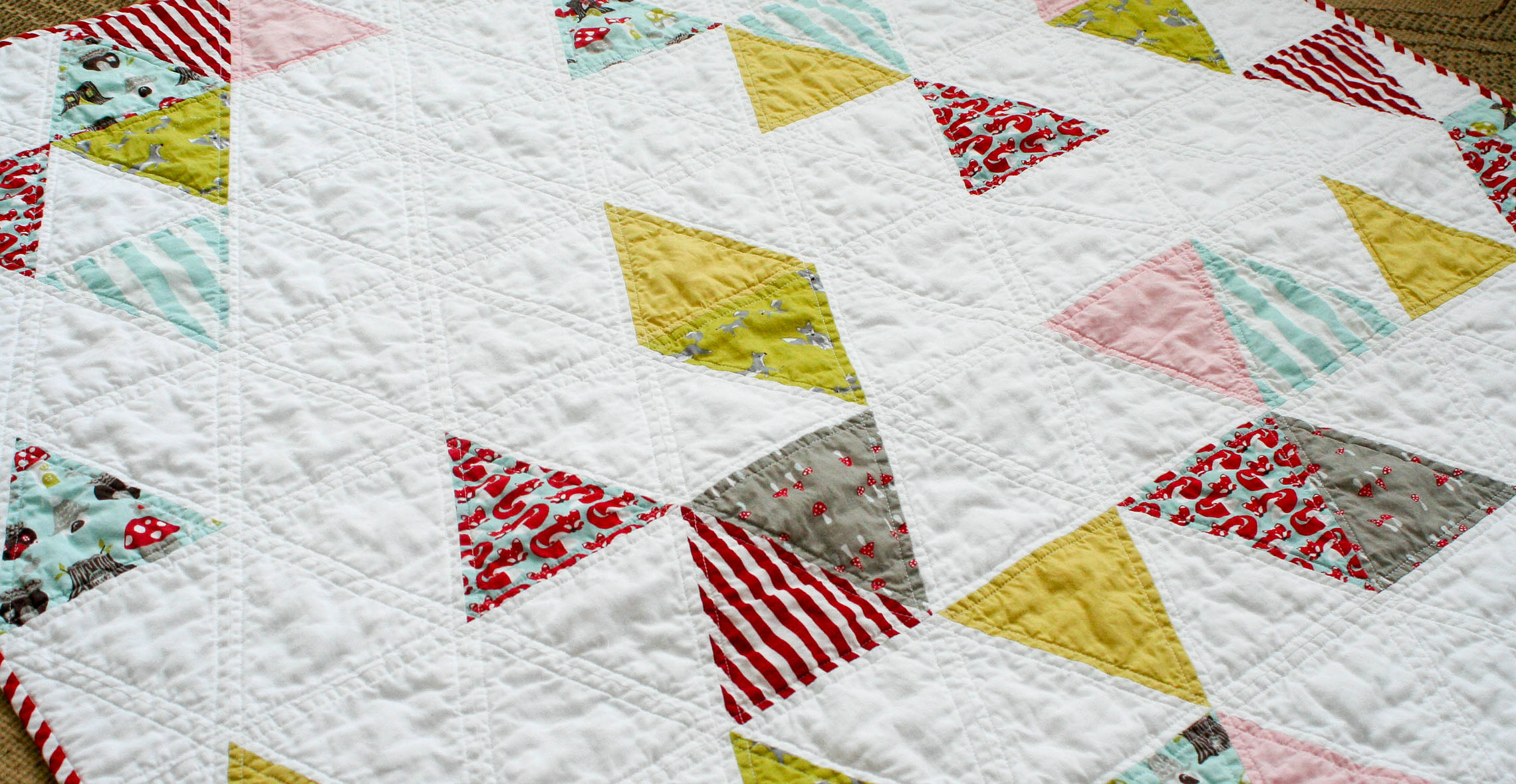 How to quilt with triangles 2280 x 1180 - WeAllSew