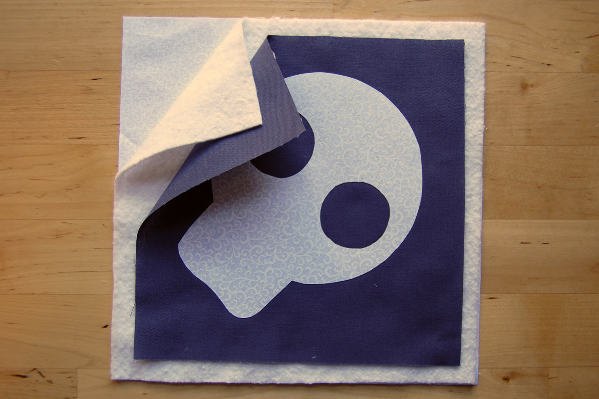 Sugar Skull Mug Rug - WeAllSew