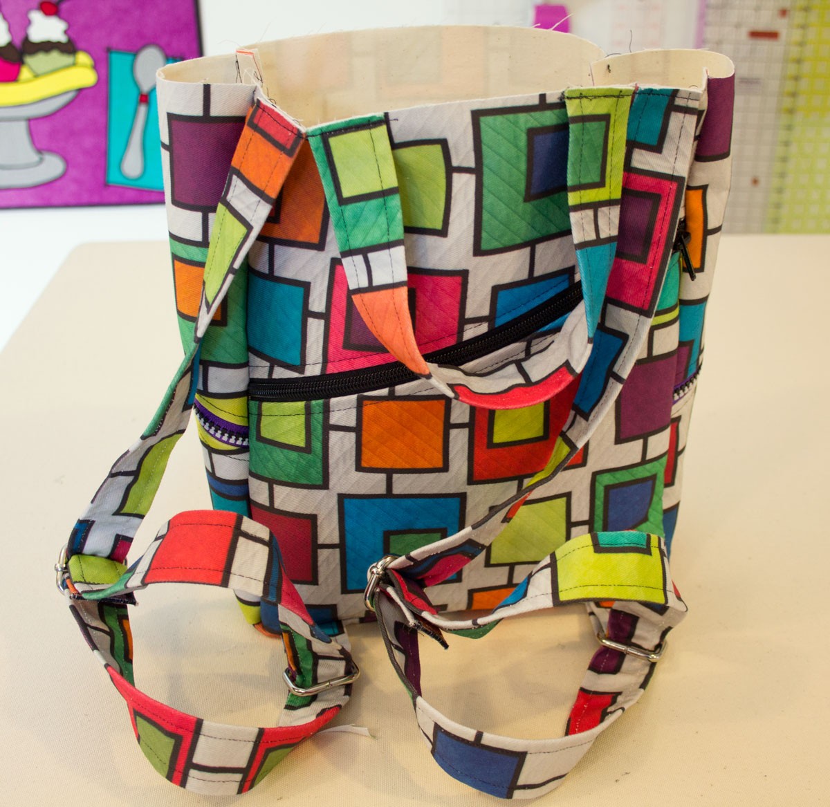 Connect the Boxes Backpack Tutorial: Part 1 - WeAllSew