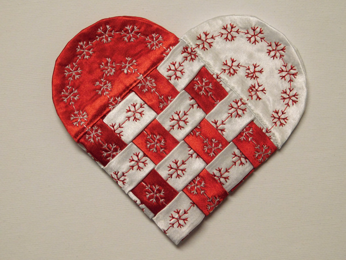 How To Make A Fabric Scandinavian Heart - WeAllSew