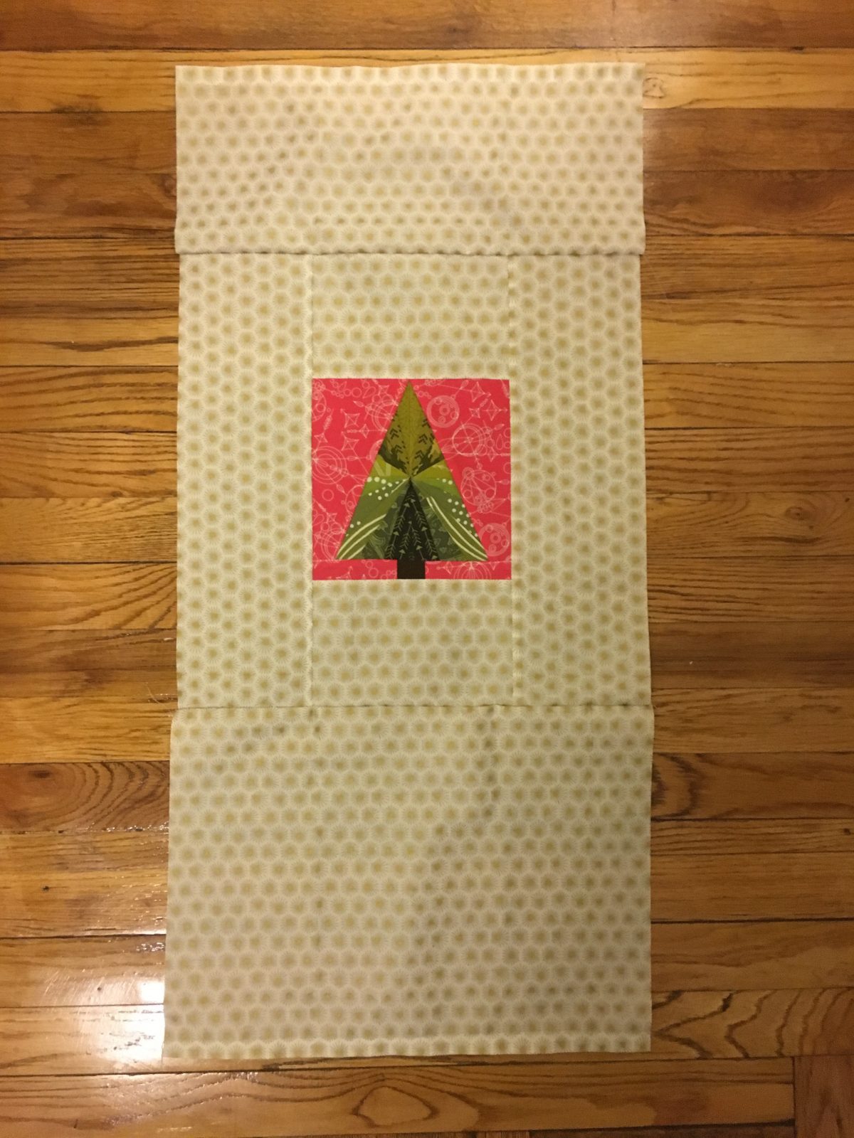 Foundation Paper Pieced Christmas Pillow - WeAllSew