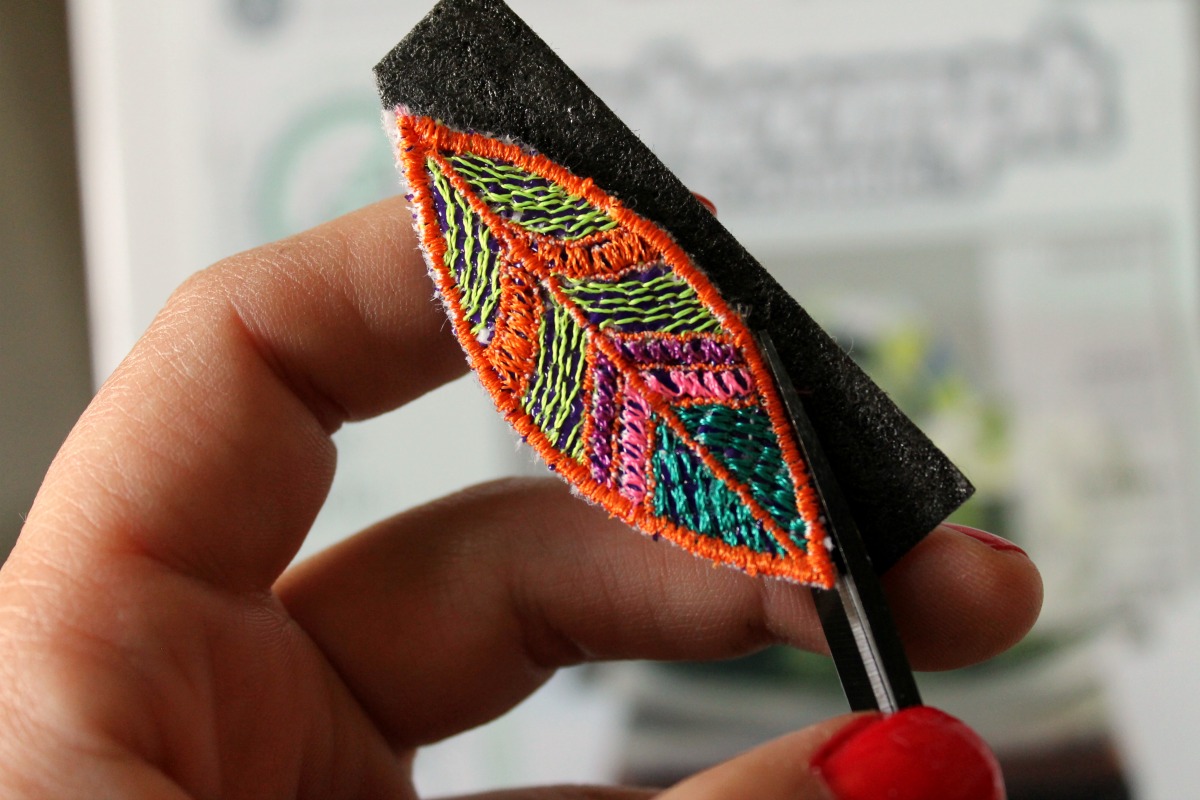 Shimmering Feathers Sewing Box: Mylar Machine Embroidery - WeAllSew