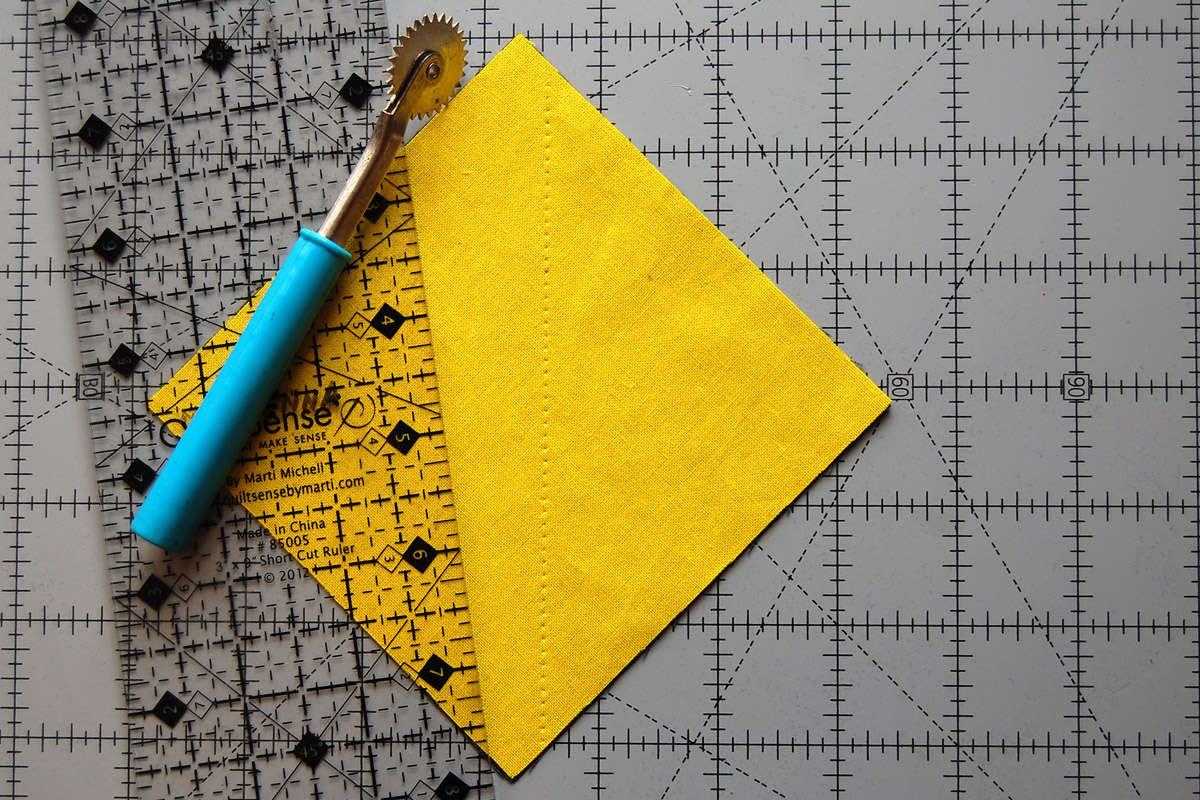Half Square Triangle Piecing Tip - WeAllSew