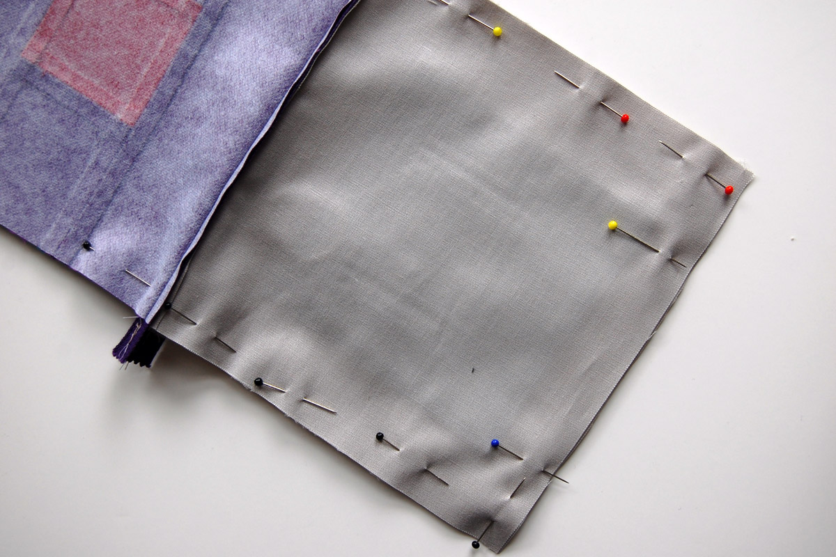 Color Block Zipper Pouch - WeAllSew