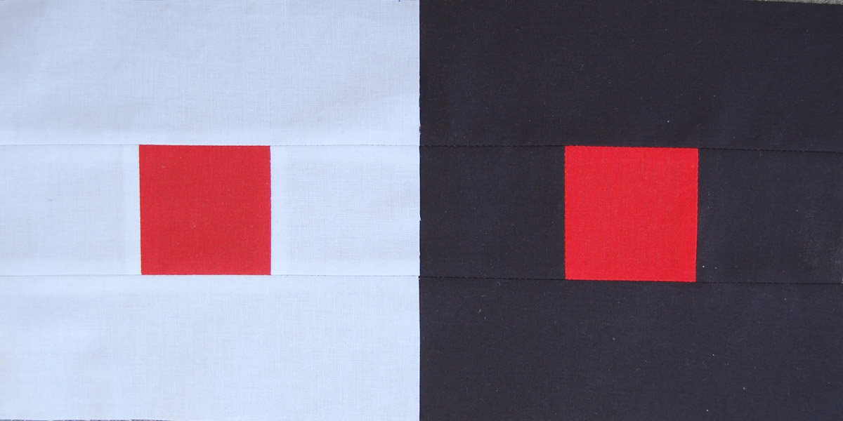 Contrasting Colors Patchwork Blocks - WeAllSew