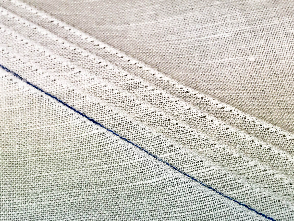 Diagonal Pintucks Tutorial - WeAllSew