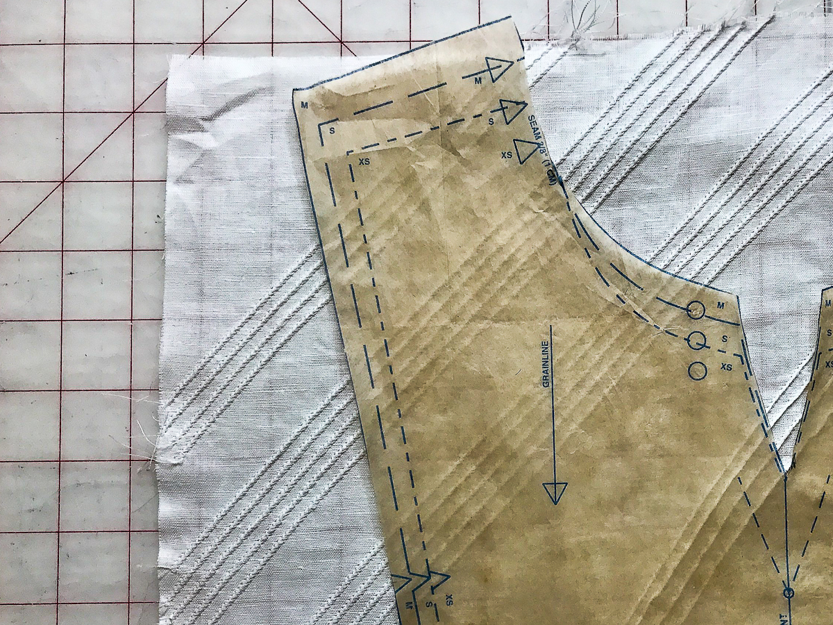 Diagonal Pintucks Tutorial - WeAllSew