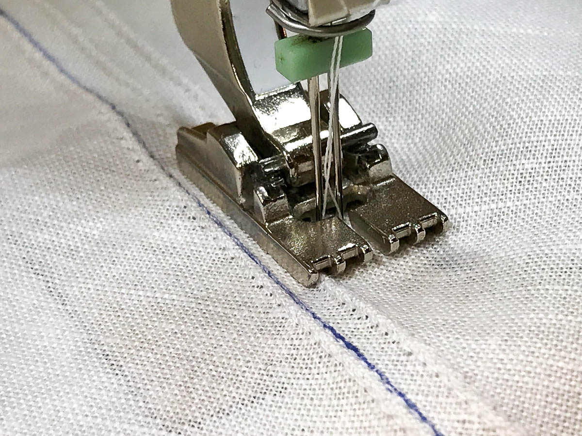 Diagonal Pintucks Tutorial - WeAllSew
