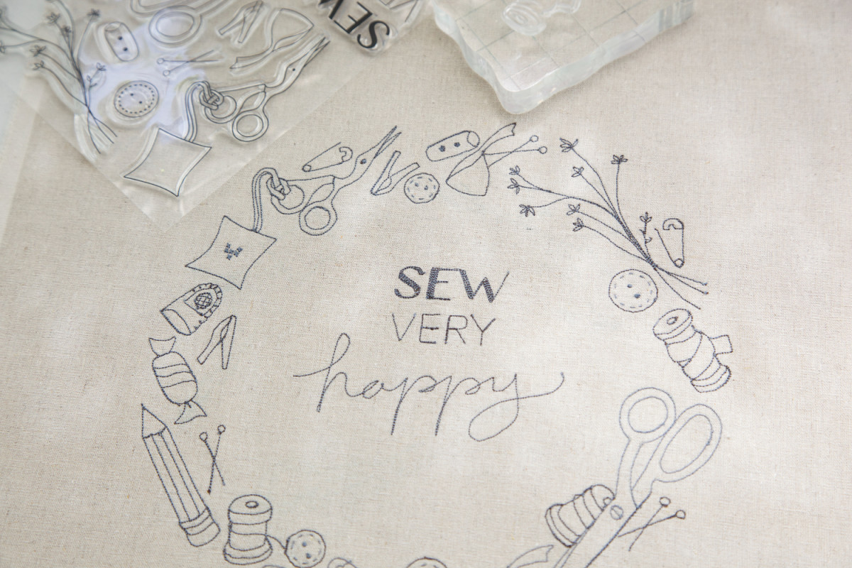 How to use Stamp Sets for Sewing Projects - WeAllSew