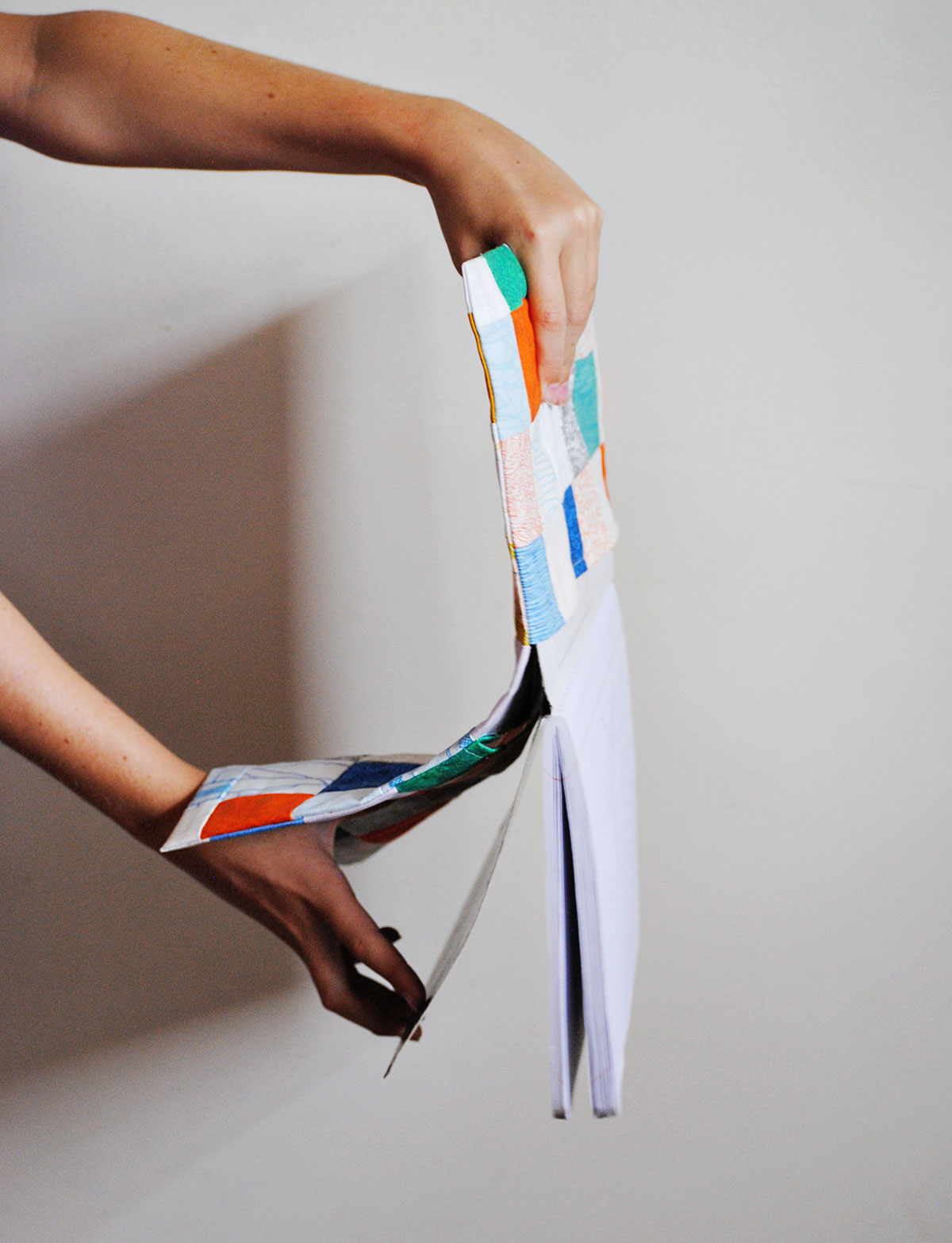 Mini Charm Pack Notebook Cover Tutorial - WeAllSew