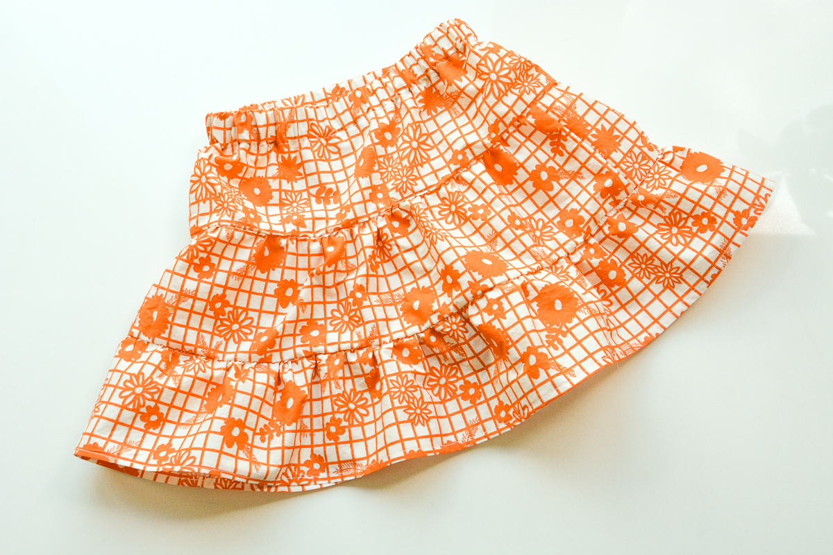Girl's Tiered Summer Skirt Tutorial - WeAllSew