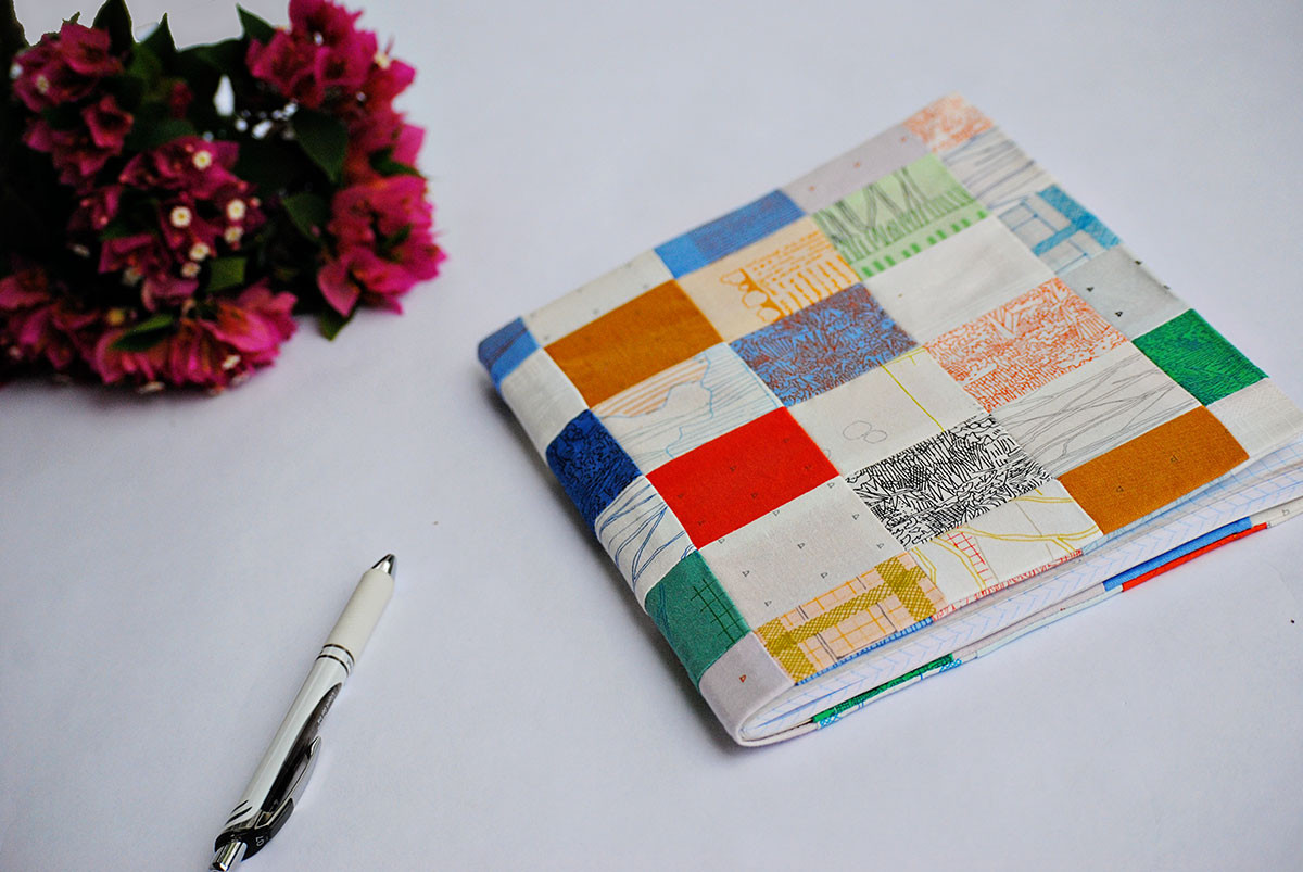 Mini Charm Pack Notebook Cover Tutorial - WeAllSew