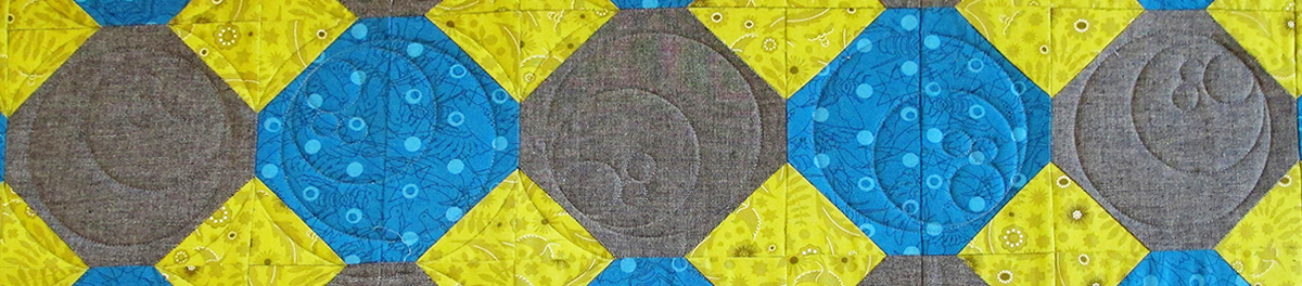 Magic Circle Block and Echo Quilting - WeAllSew