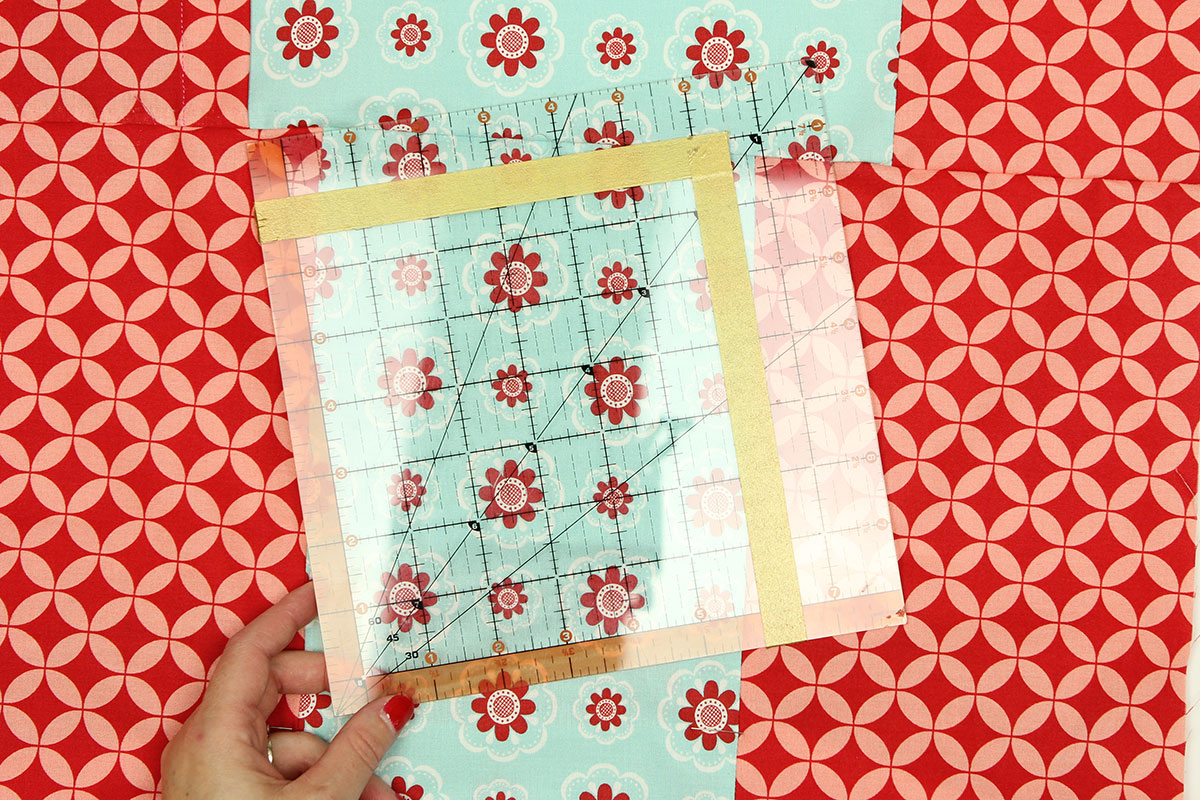 Hidden Pockets Nine Patch Quilt Block Tutorial - WeAllSew