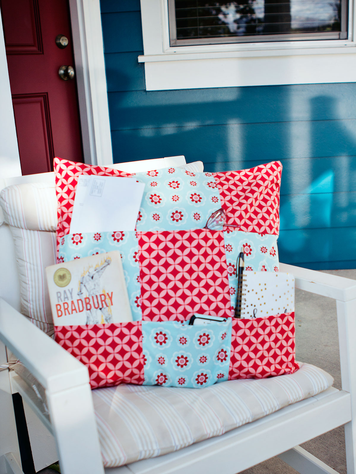 Hidden Pockets Nine Patch Quilt Block Tutorial - WeAllSew