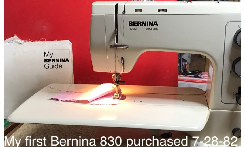 My First Bernina 830 With the Red Case is Now 36 Years Old | WeAllSew