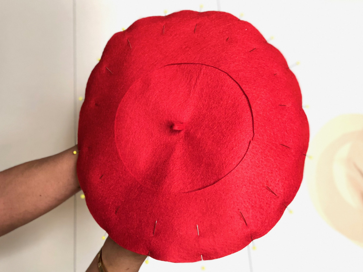 How to Sew a Wool Felt Beret - WeAllSew